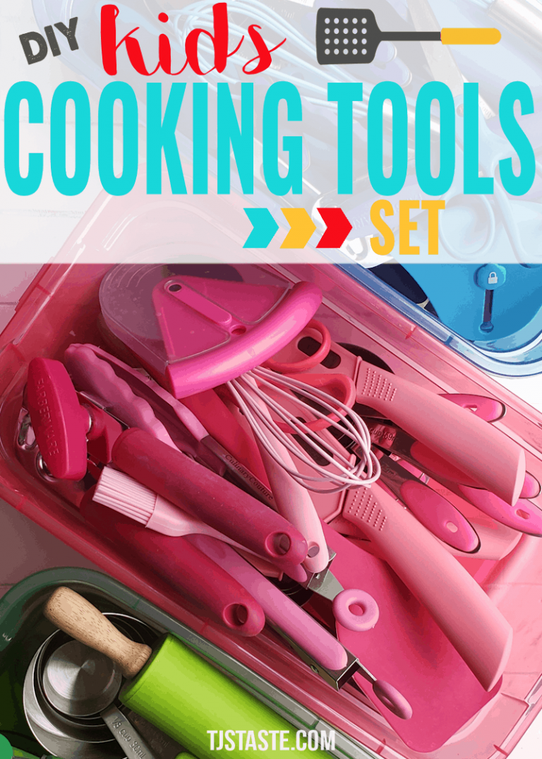 DIY Kids' Cooking Tools Set • TJ's Taste